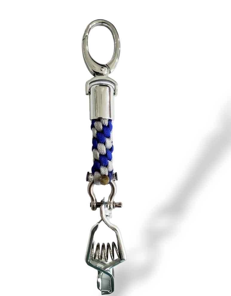 The Blue and Silver Glove Clip – Paracordclips LLC
