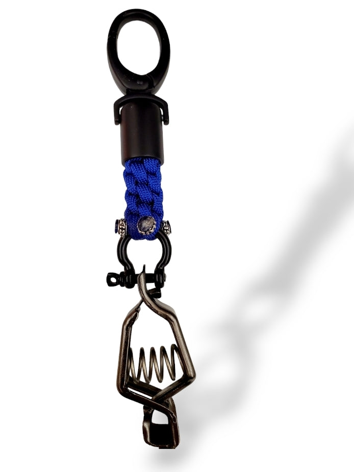 The Black Noir Blue Glove Clip – Paracordclips LLC